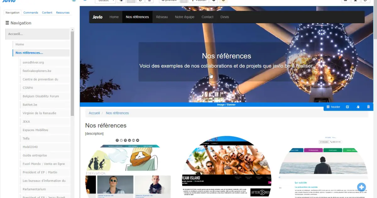 Ticket support - Javlo Documentation